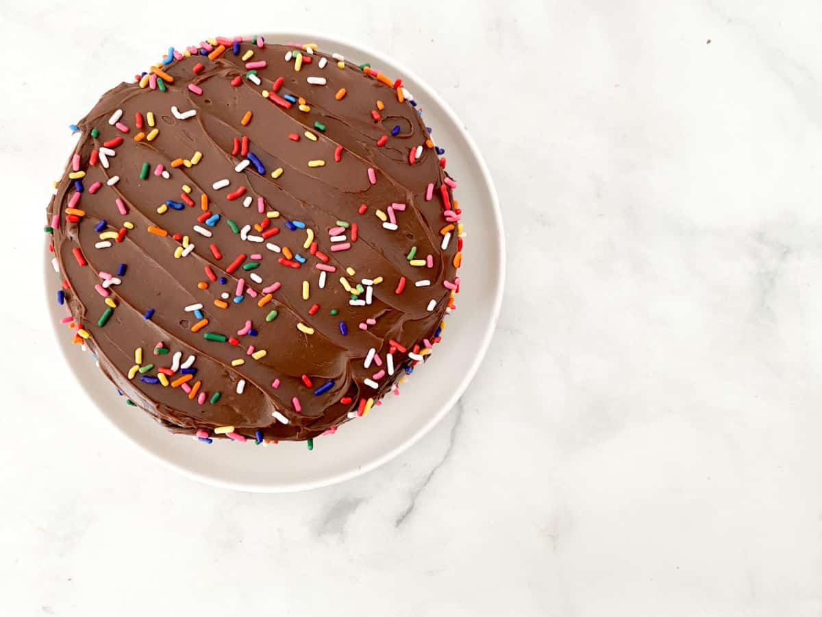 Half Boxed Birthday Cake - To Eat, Drink & Be Married