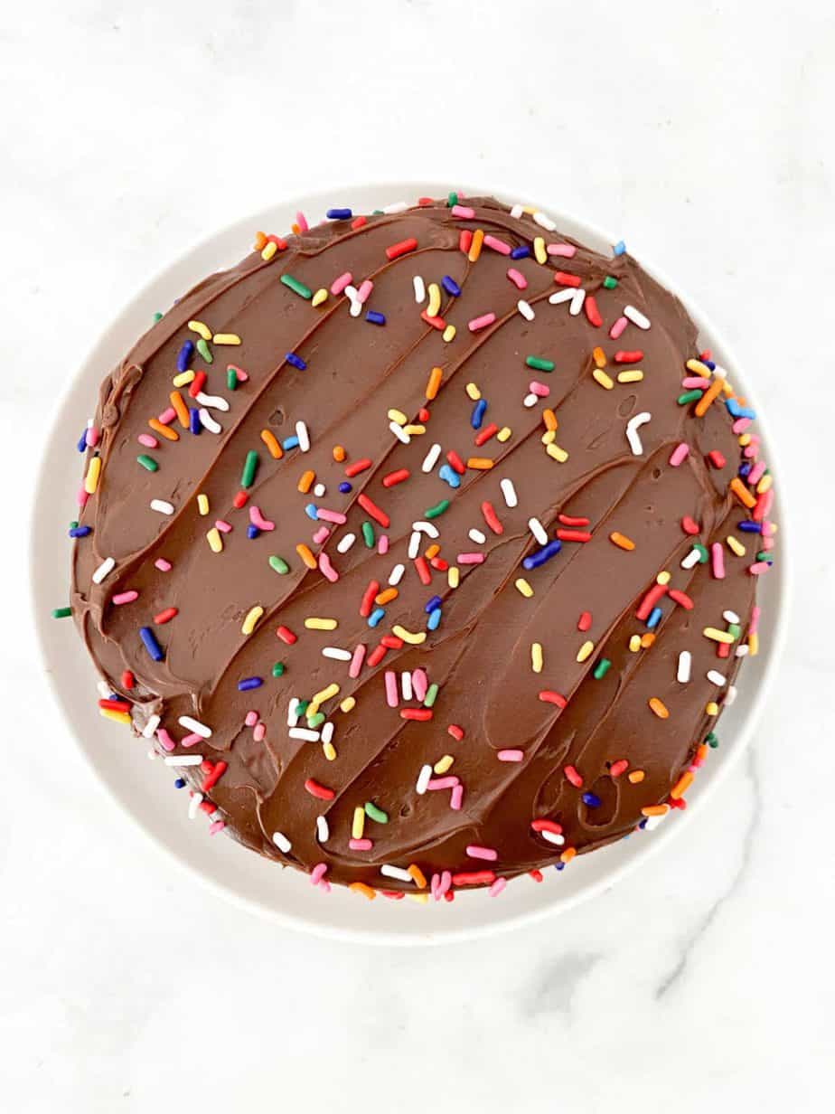 Half Boxed Birthday Cake - To Eat, Drink & Be Married