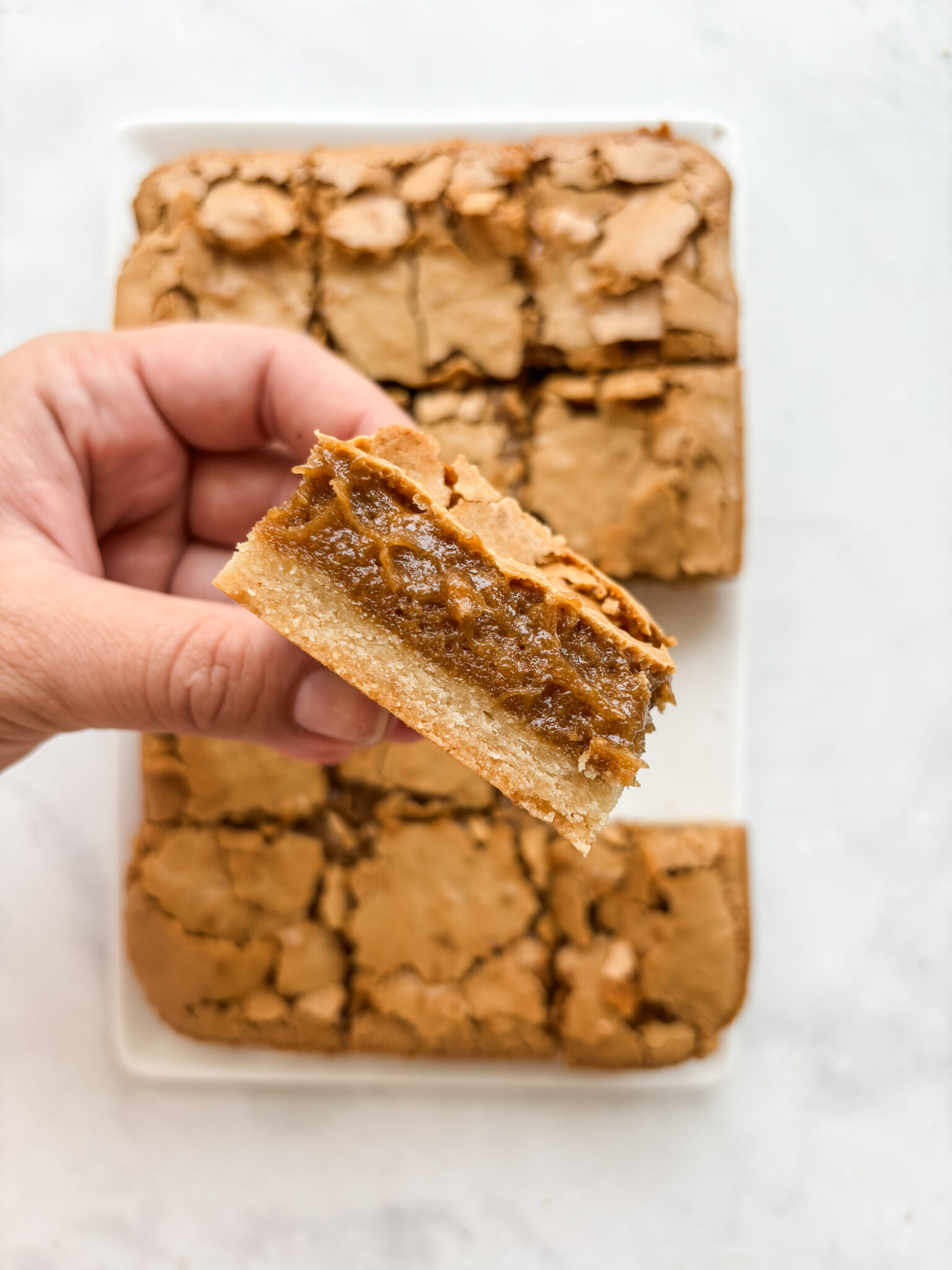 Crinkle Top Cookie Butter bars - To Eat, Drink & Be Married